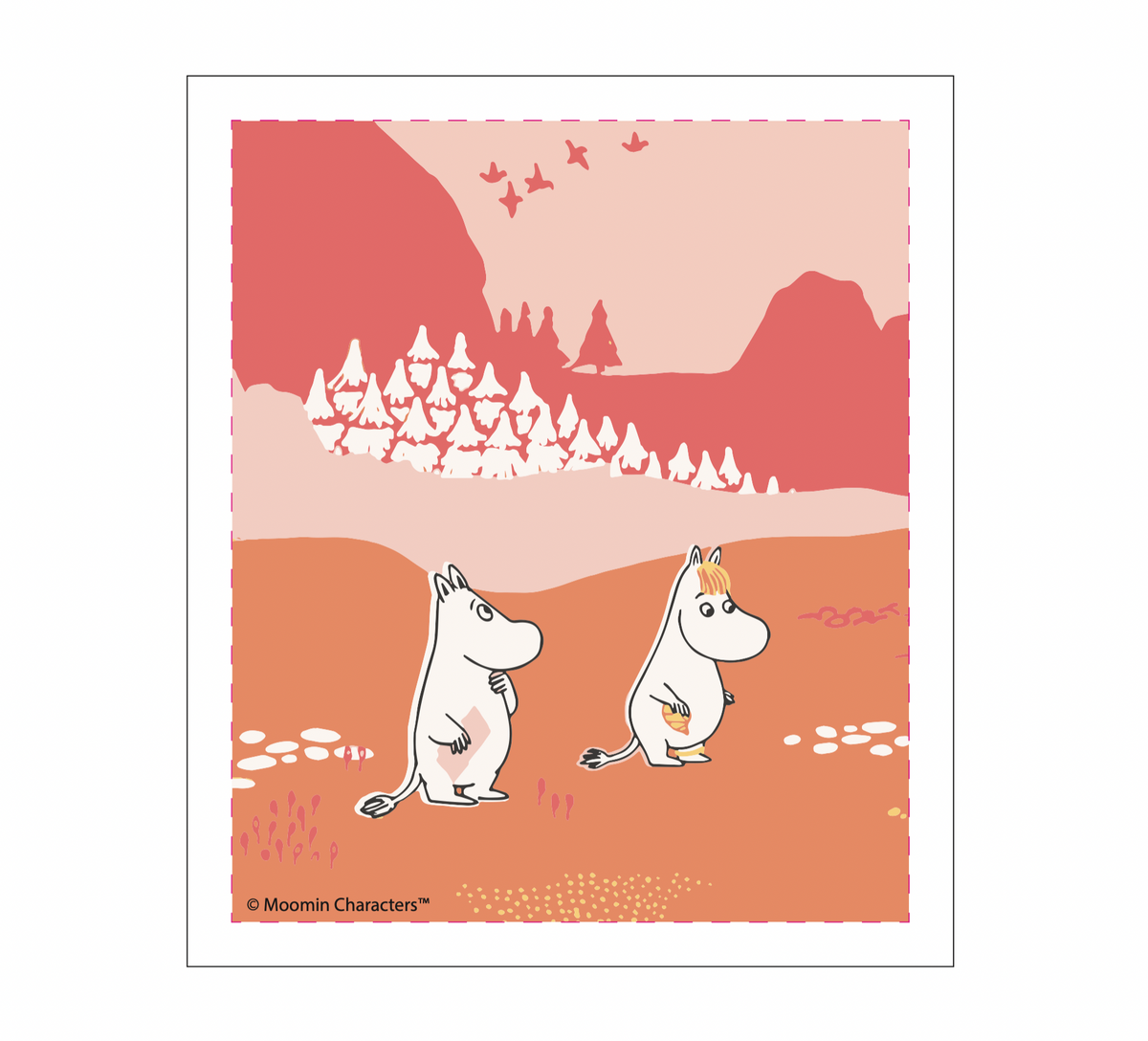 Optodesign X Moomin Dishcloth